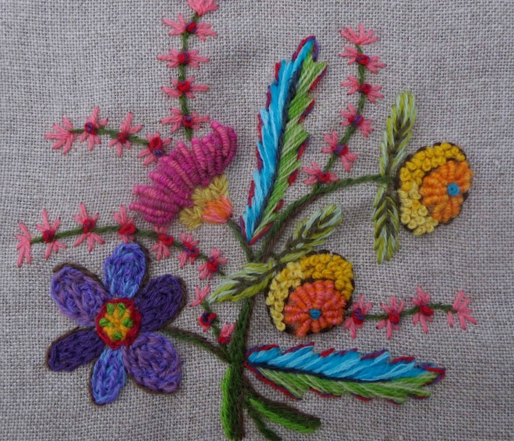 modèle broderie facile