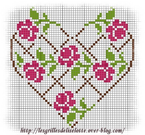 modèle broderie point de croix gratuit