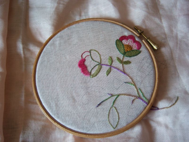 modèle broderie traditionnelle