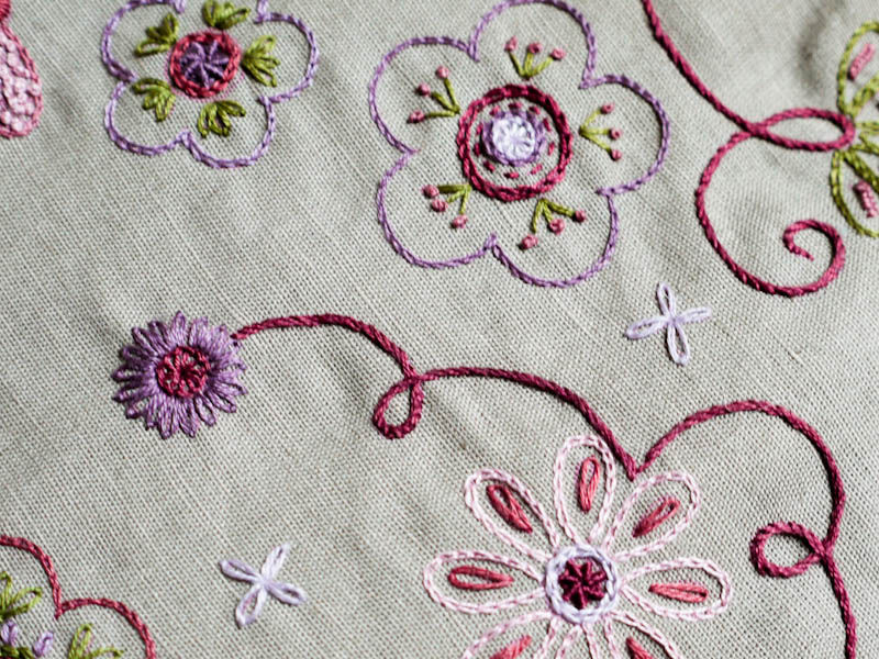 modèle broderie traditionnelle