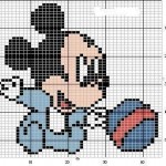 modèle broderie disney