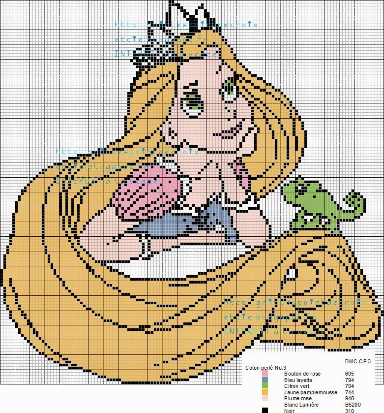 modèle broderie disney