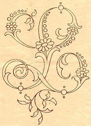 motif broderie à la main gratuit