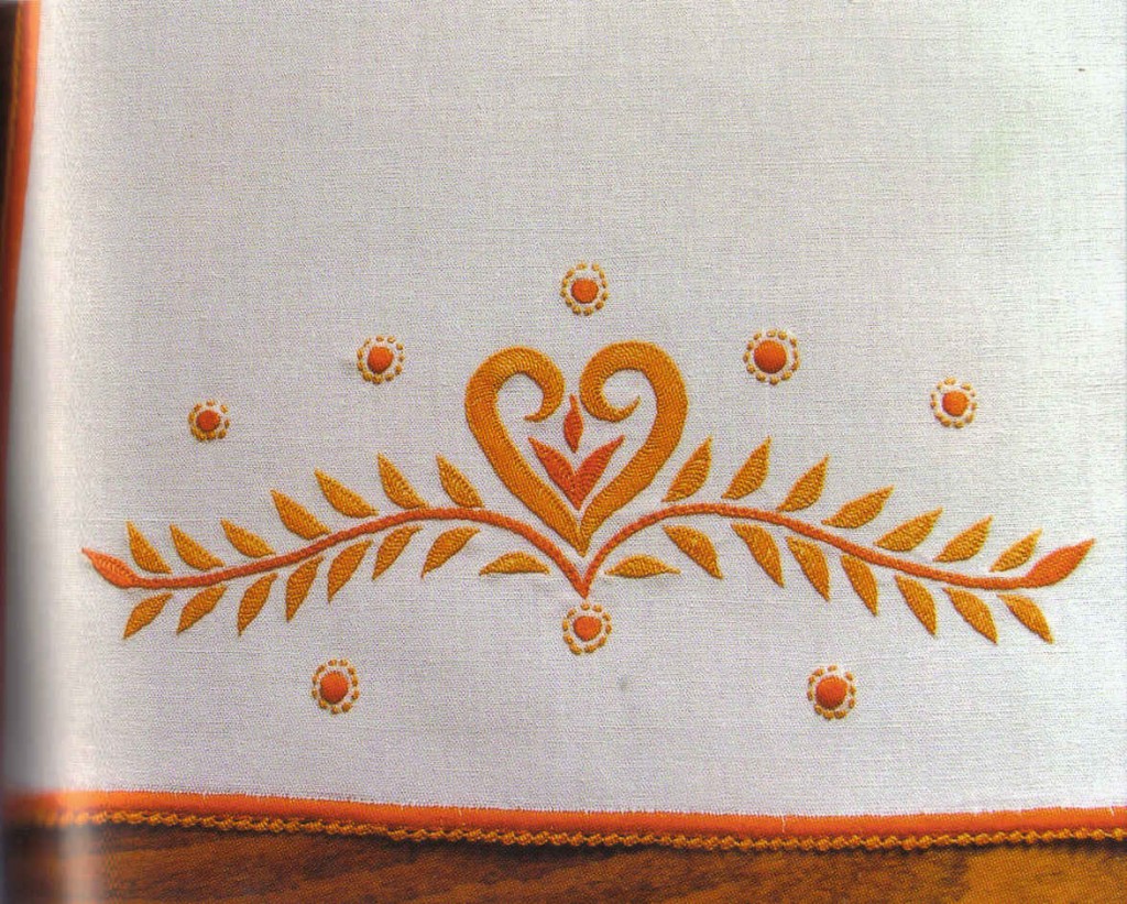 modèle broderie simple