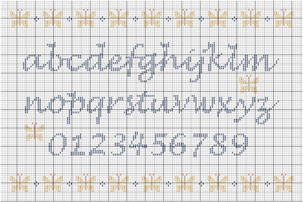 modèle broderie alphabet gratuit
